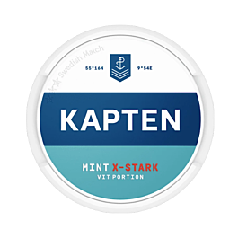 Kapten White Mint Extra Strong Portion Snus: Snus kaufen Kapten White ...